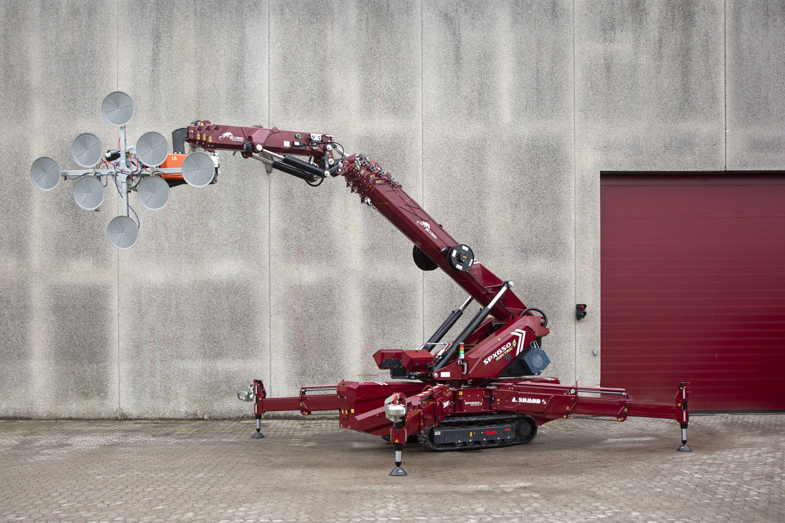 Jekko SPX 650 - yderst fleksibel og meget stærk minikran